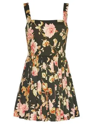 CARA CARA Basil Floral-Print Midi Dress