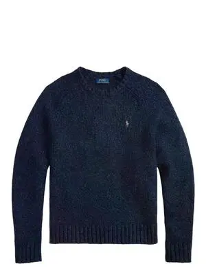 Polo Ralph Lauren Embroidered-logo Sweater - Blue