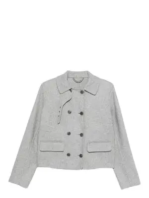 Ermanno Scervino Double-breasted Jacket - Grey