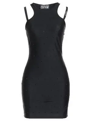 Versace Mini Flared Dress - Black