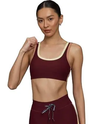 The Upside Trail Harley Scoop Bra - Red