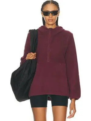 Beyond Yoga Urban Explorer Half Zip Pullover - Dark Cherry