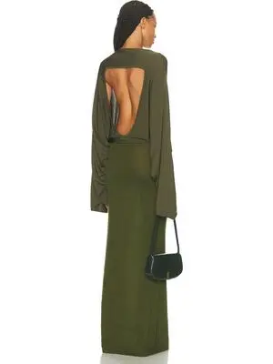 AYA MUSE Knit Dress - Pine