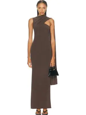 AYA MUSE Cedar Dress - Dark Brown