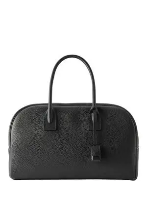 Saint Laurent Boston Textured-leather Tote - Black