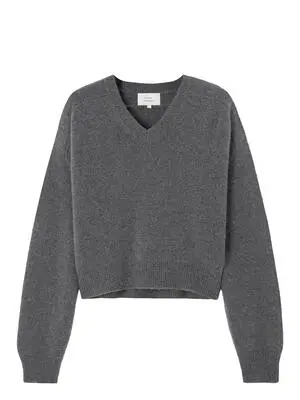 Loulou De Saison Anzor Cashmere Sweater - Gray