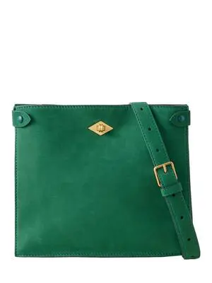 METIER Stowaway Nubuck Shoulder Bag - Green