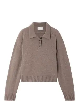 Loulou De Saison Homere Cashmere Sweater Neutrals