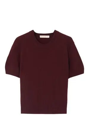 Daughter Wicklow Wool T-shirt - Burgundy