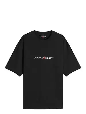 JORDAN X Awake T-shirt - Black/white/university Red