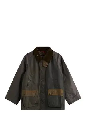 Barbour Patchwork Os Bedale Wax Jacket - Sage Multi