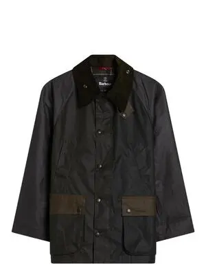 Barbour Patchwork Os Bedale Wax Jacket - Sage Multi