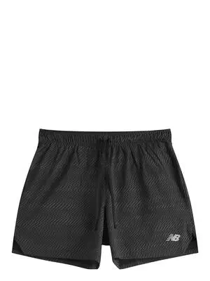 NEW BALANCE Rc Reflective 5" Short - Black Multi Print