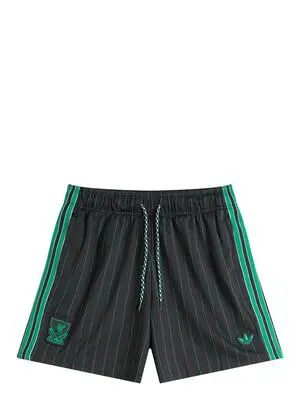 Adidas Liverpool Fc Icon Shorts - Black/sea Green