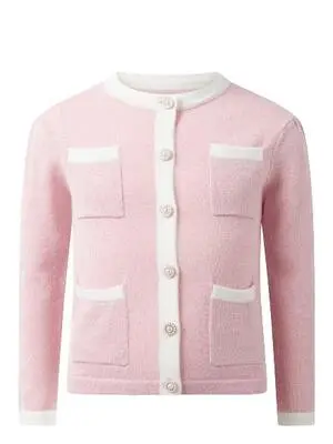 RACHEL RILEY Knit Cardigan With Pockets - Pink