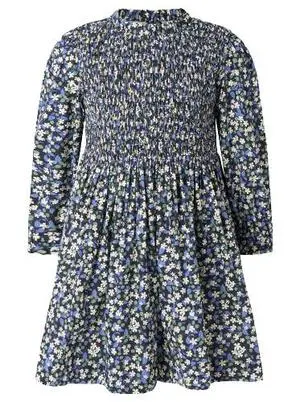 RACHEL RILEY Floral Ruched Dress - Navy