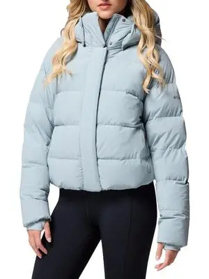 Columbia Amaze Puff Hooded Jacket - Crushed Blue