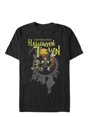 KINGDOM HEARTS 1 Costume Party Graphic T-shirt - Black