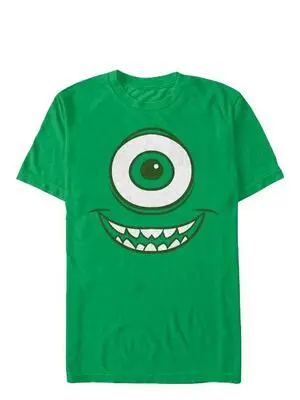 MONSTERS INC Mike Wazowski Eye Graphic T-shirt - Kelly Green
