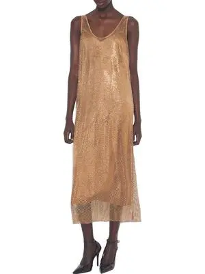 AS By DF Nadine Maxi Dress - Rose Gold