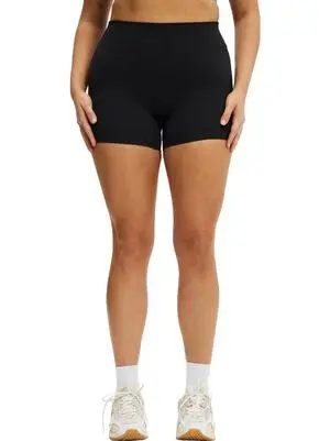 Cotton:on Active Ultra Soft Invisible Scrunch Shortie Shorts - Black