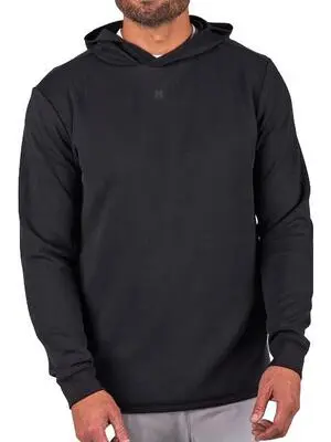 BLACK CLOVER Peyton Rib Knit Hoodie Black
