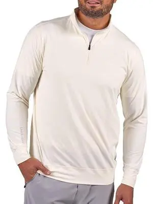 BLACK CLOVER Quarter-zip Pullover - Vanilla Stone