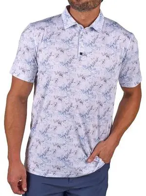 BLACK CLOVER Lucky Oasis Polo - Moody Blue