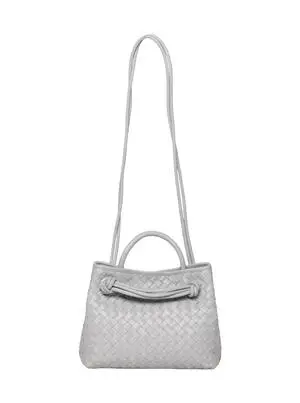 Walter Baker Leather Mini Tote - Elephant Grey