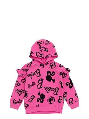 BARBIE Hoodie And Leggings Set Pink/black