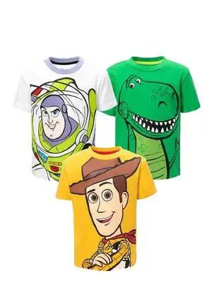 Disney Pixar 3-pack T-shirts - Buzz/rex/woody