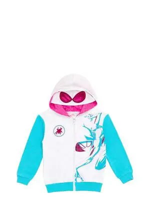MARVEL Cosplay Zip-up Hoodie - Spider-gwen White White
