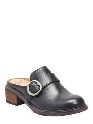 SOFFT Tiffany Buckle Clogs - Black