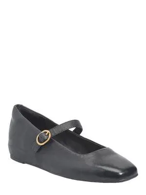 SOFFT Palma Square Toe Mary Jane Flat - Black