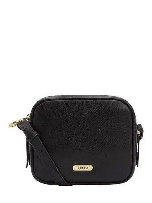 Barbour Daphne Leather Crossbody Bag - Black