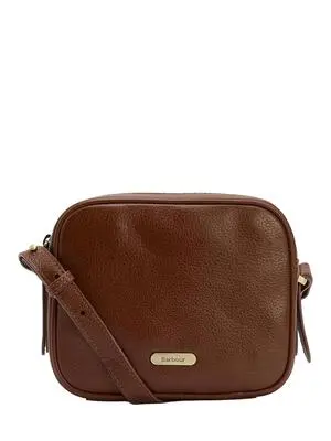 Barbour Daphne Leather Crossbody Bag - Brown