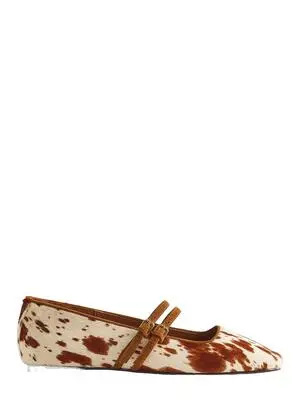 Madewell Greta Double Strap Ballet Flat - Russet Multi