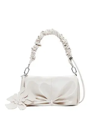 Desigual Faux Leather Crossbody Bag - Light Beige