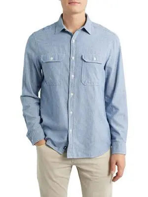 Vineyard Vines Montauk Indigo Stripe Button-up Shirt - Moonshine