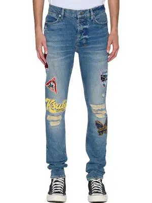 Ksubi Van Winkle Rodeo Patch Jeans - Denim