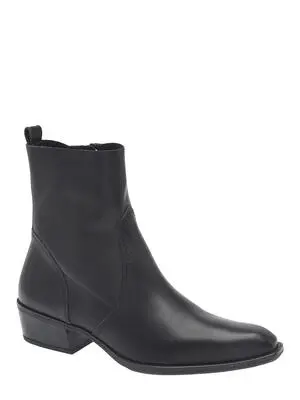 Paul Green Calista Ankle Boot - Black Leather