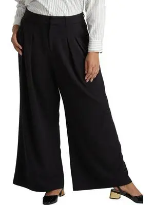 Universal Standard All Day Palais Wide Leg Trousers Black