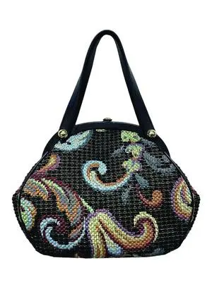 ANNA SUI Tapestry Granny Handbag
