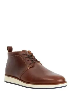 Dune London Plain Toe Chukka Boot - Brown