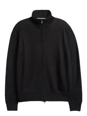 BOSS Illarione Mixed-Media Jacket Black
