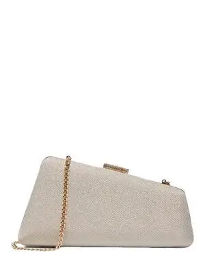 Dune London Balancing Frame Clutch - Gold
