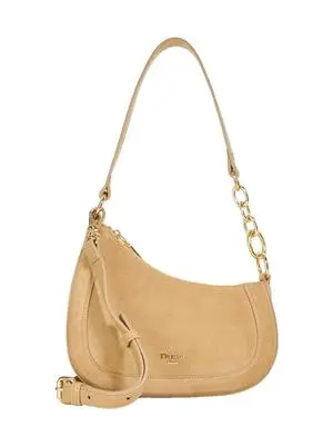 Dune London Faux Leather Shoulder Bag - Taupe