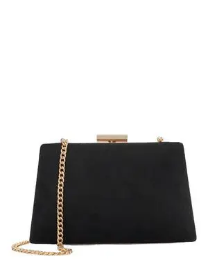 Dune London Bellaria Frame Clutch - Black
