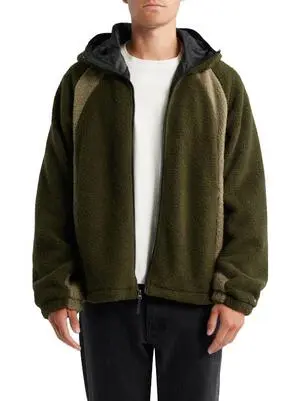 Obey Alta Fleece Hooded Jacket - Rosin Multi