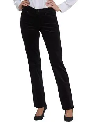 NYDJ Marilyn Straight Leg Jeans - Black